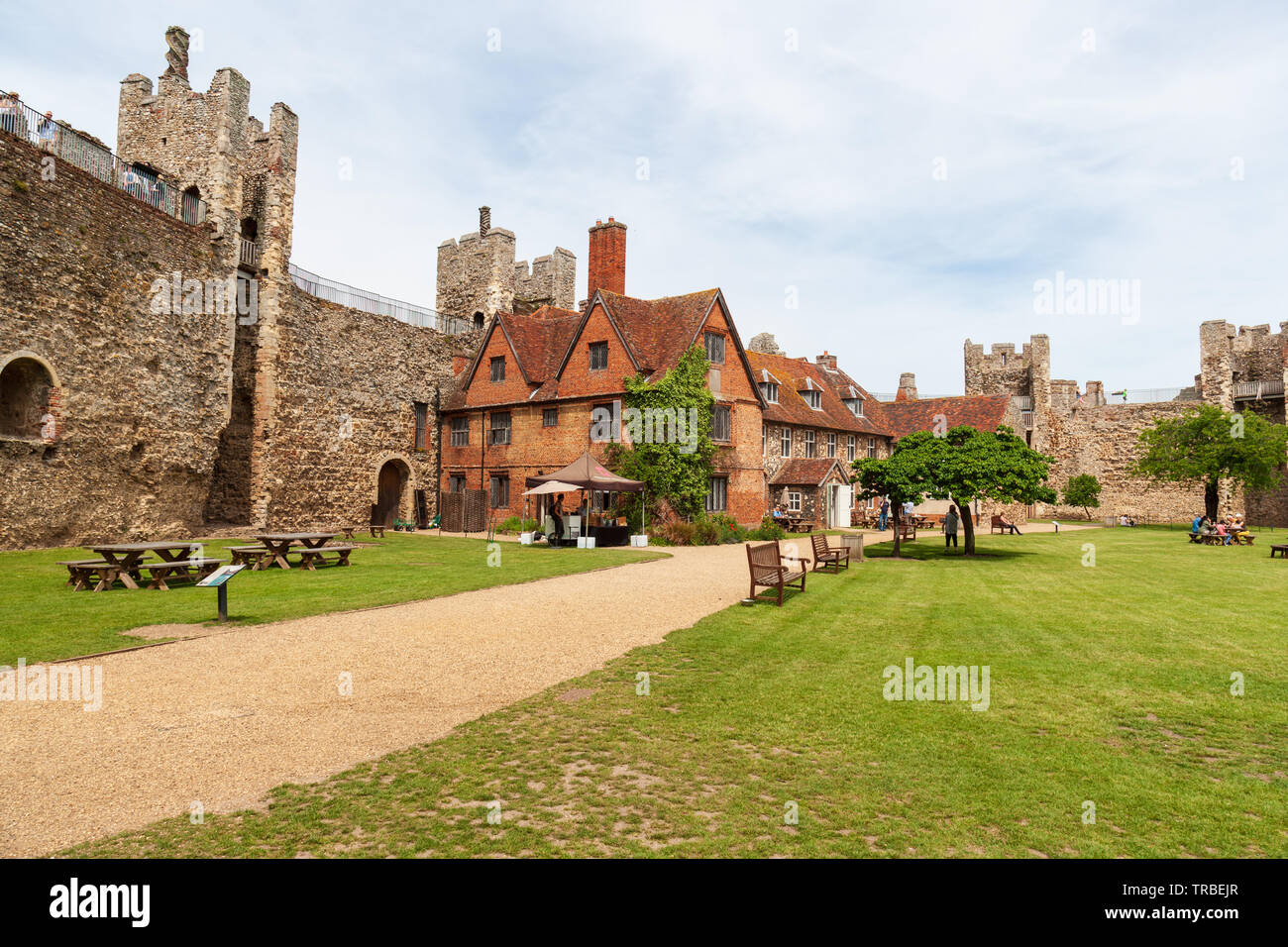 Framlingham Castle is a castle in the market town of Framlingham in ...