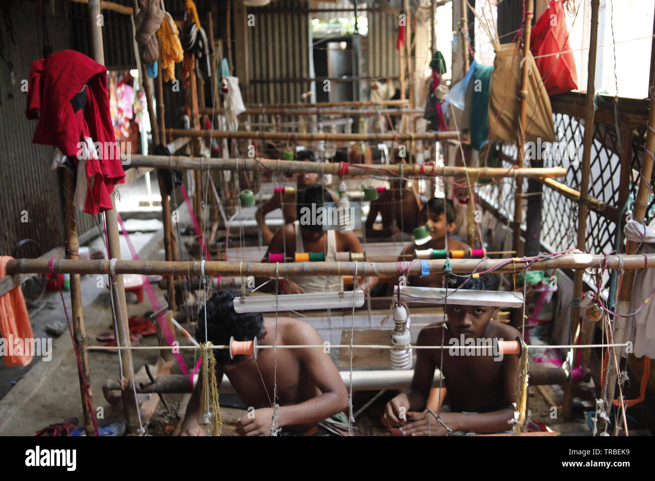 Jamdani is a fine muslin textile of Bengal, produced for centuries in ...