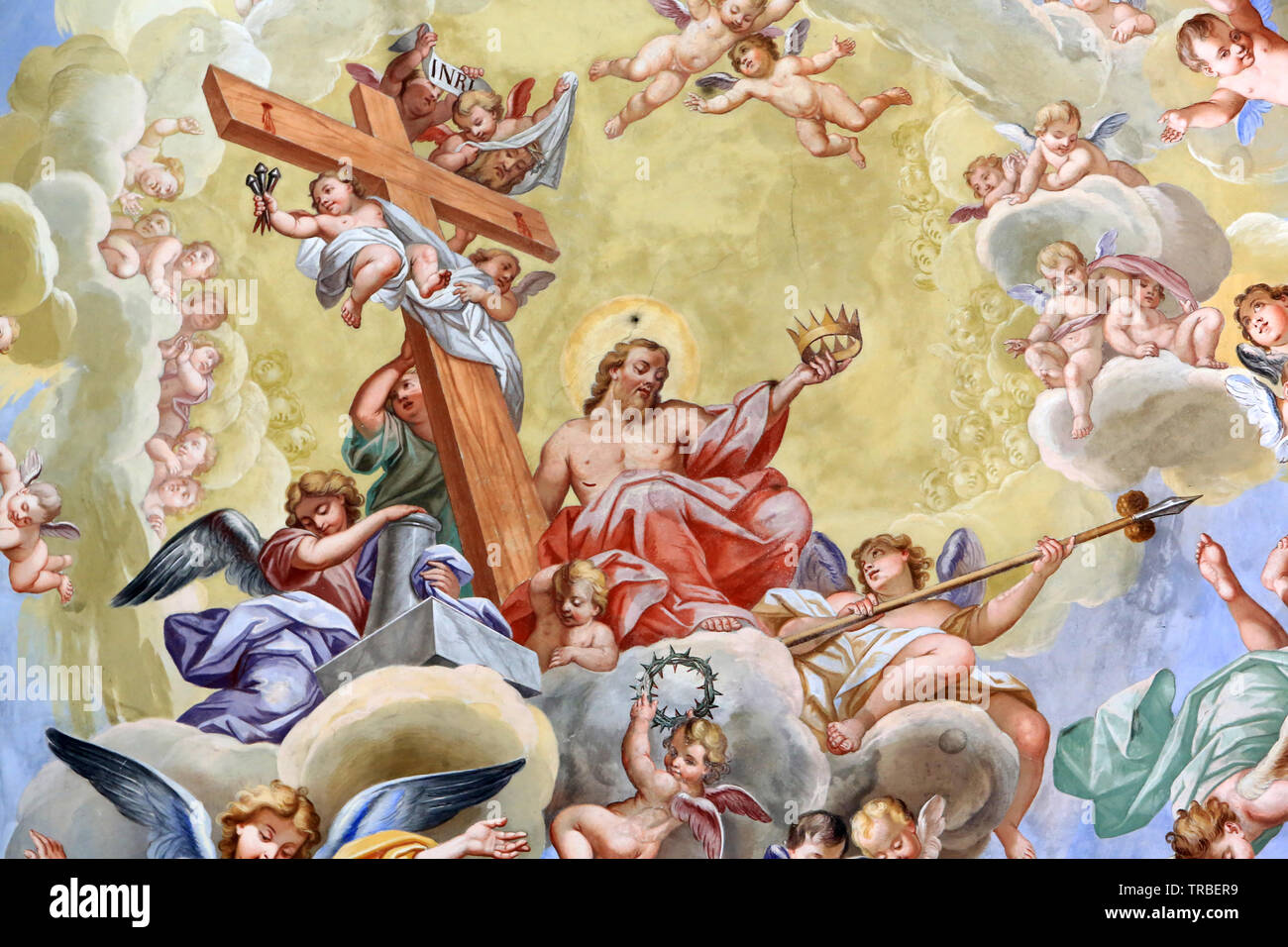 Jesus christ fresco hi-res stock photography and images - Alamy