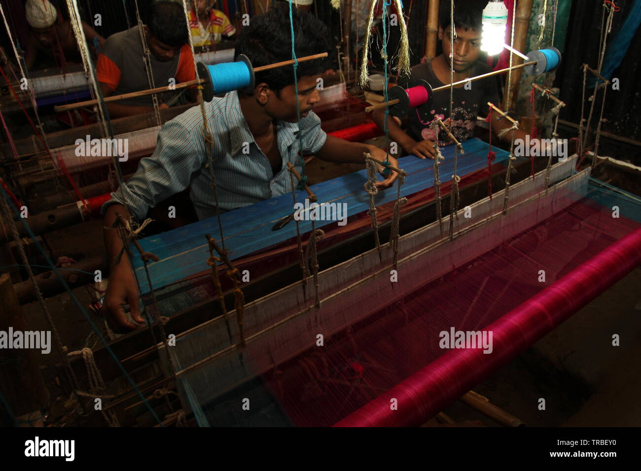 Jamdani is a fine muslin textile of Bengal, produced for centuries in ...