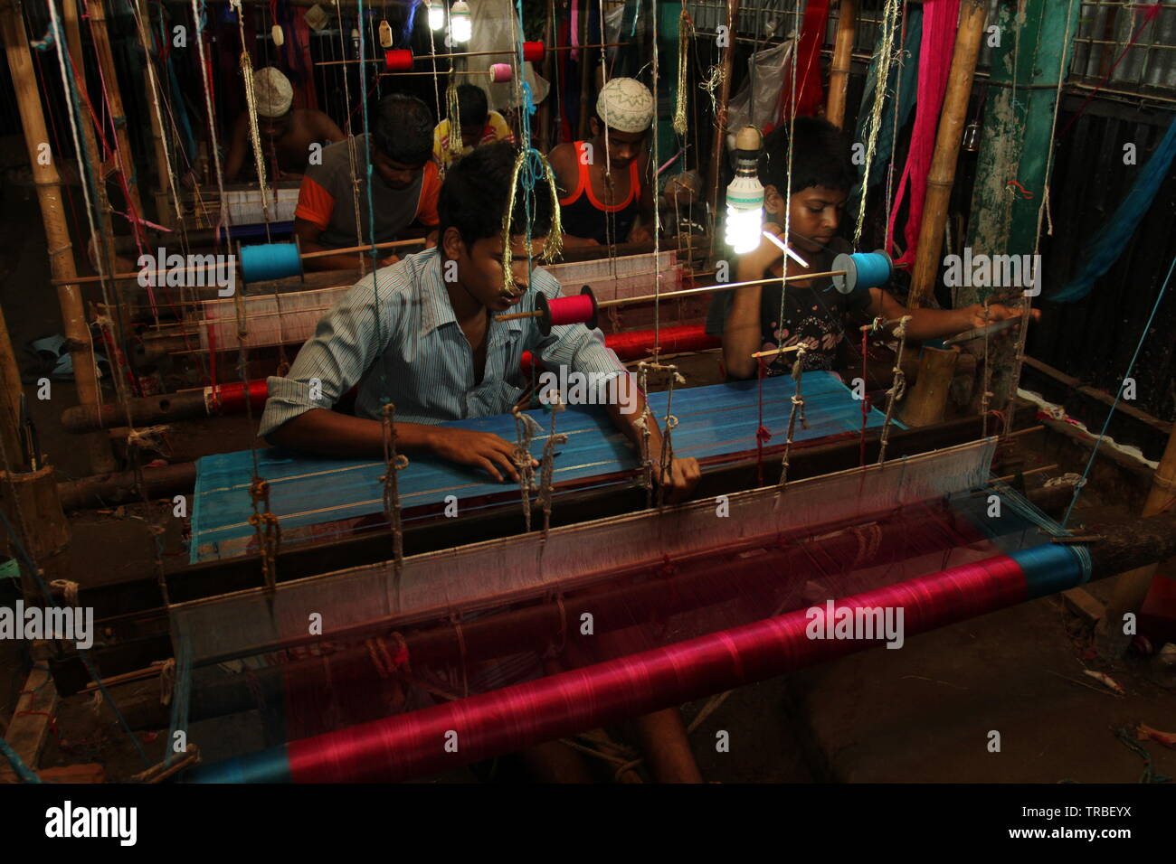 Jamdani is a fine muslin textile of Bengal, produced for centuries in ...