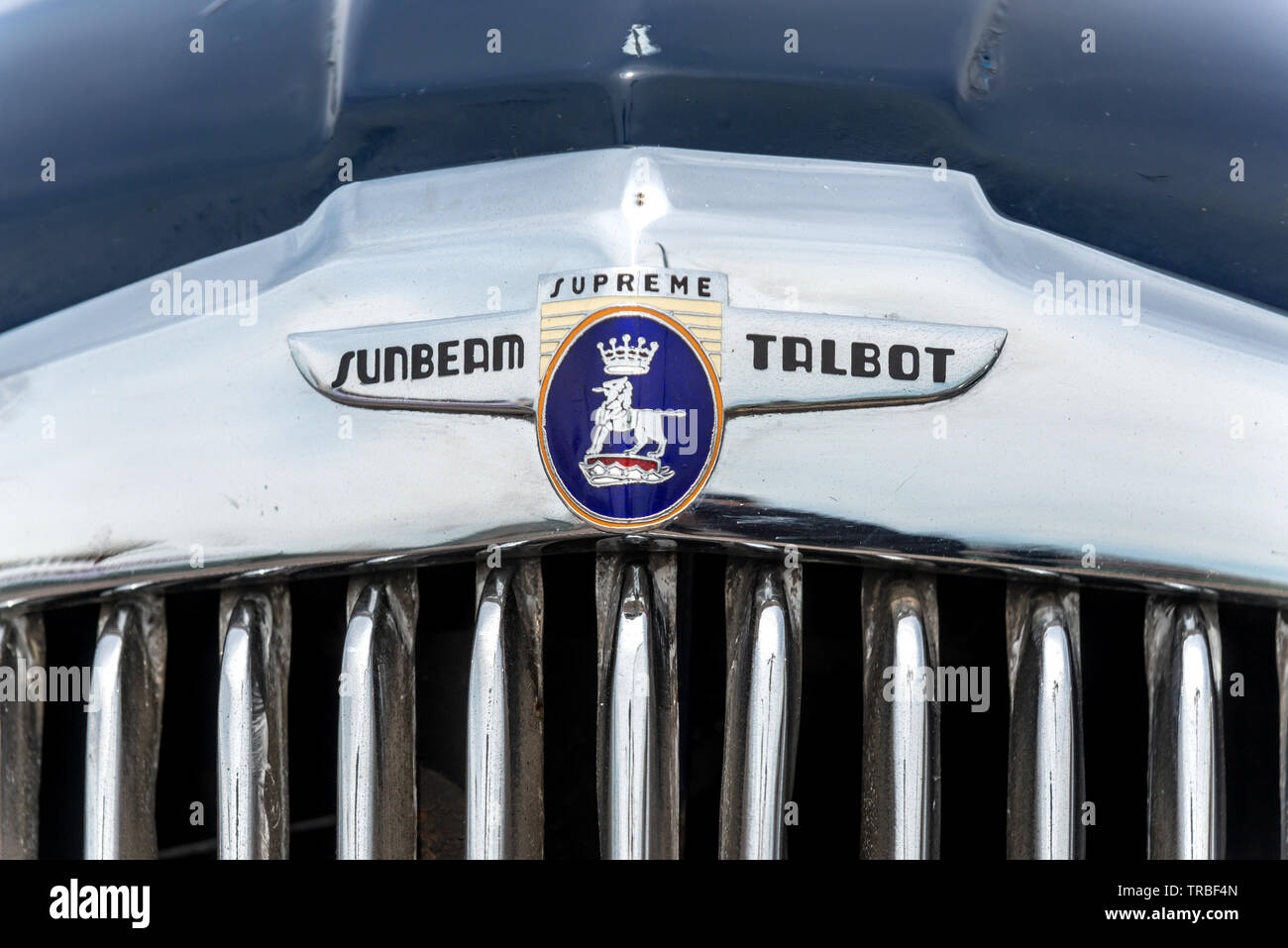 Supreme Sunbeam Talbot badge marque Stock Photo - Alamy