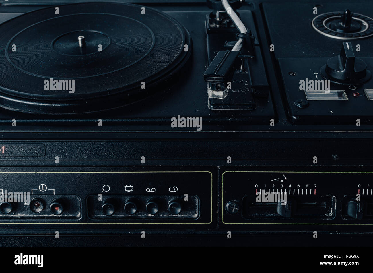 Old retro tape recorder Stock Photo - Alamy