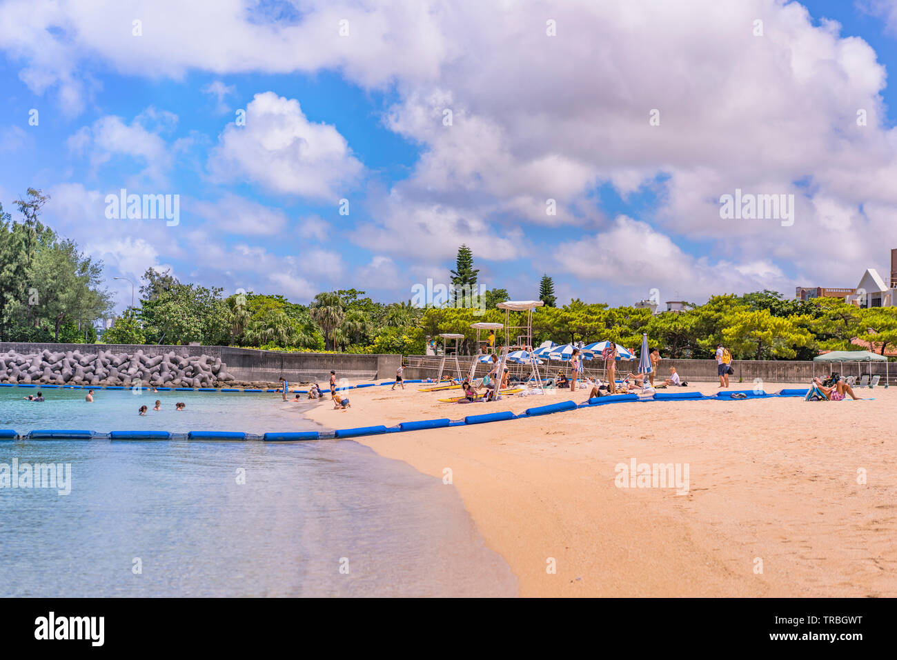 Naminoue beach with naminoue shrine hi-res stock photography and images ...