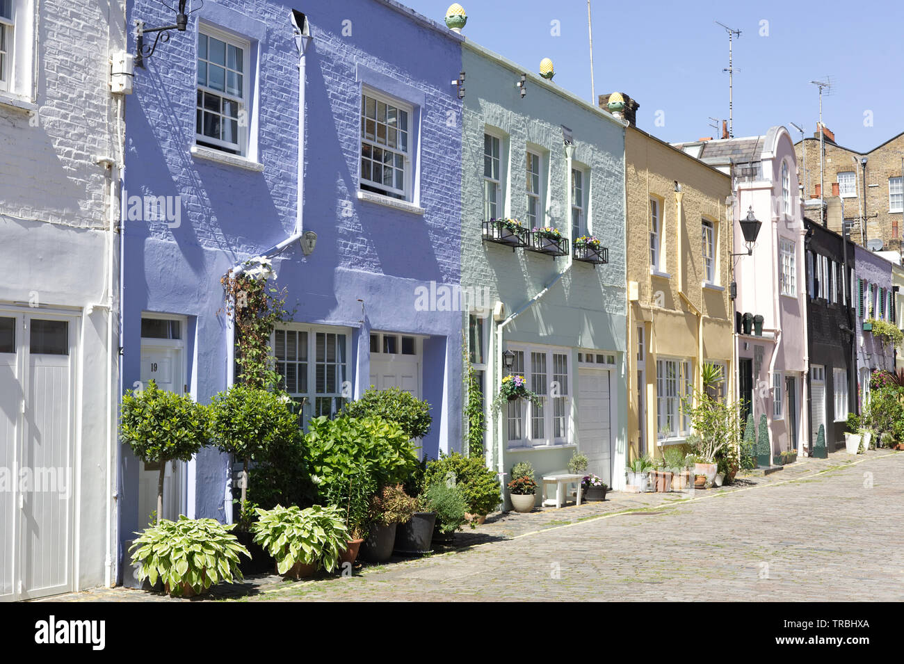 Conduit Mews, Paddington London Stock Photo - Alamy