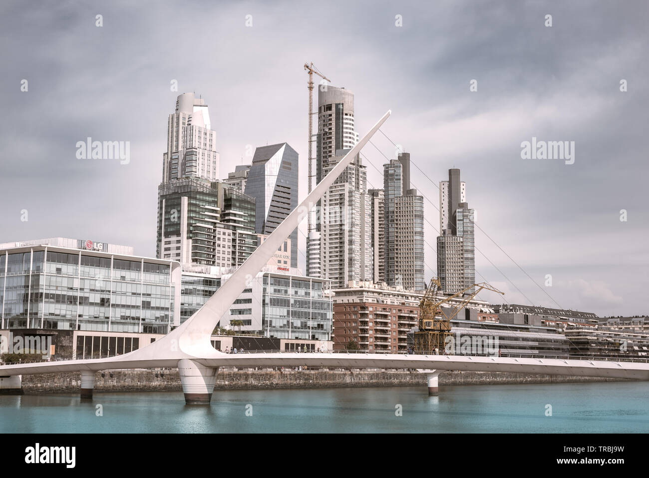 Puerto madero woman´s bridge hi-res stock photography and images - Alamy