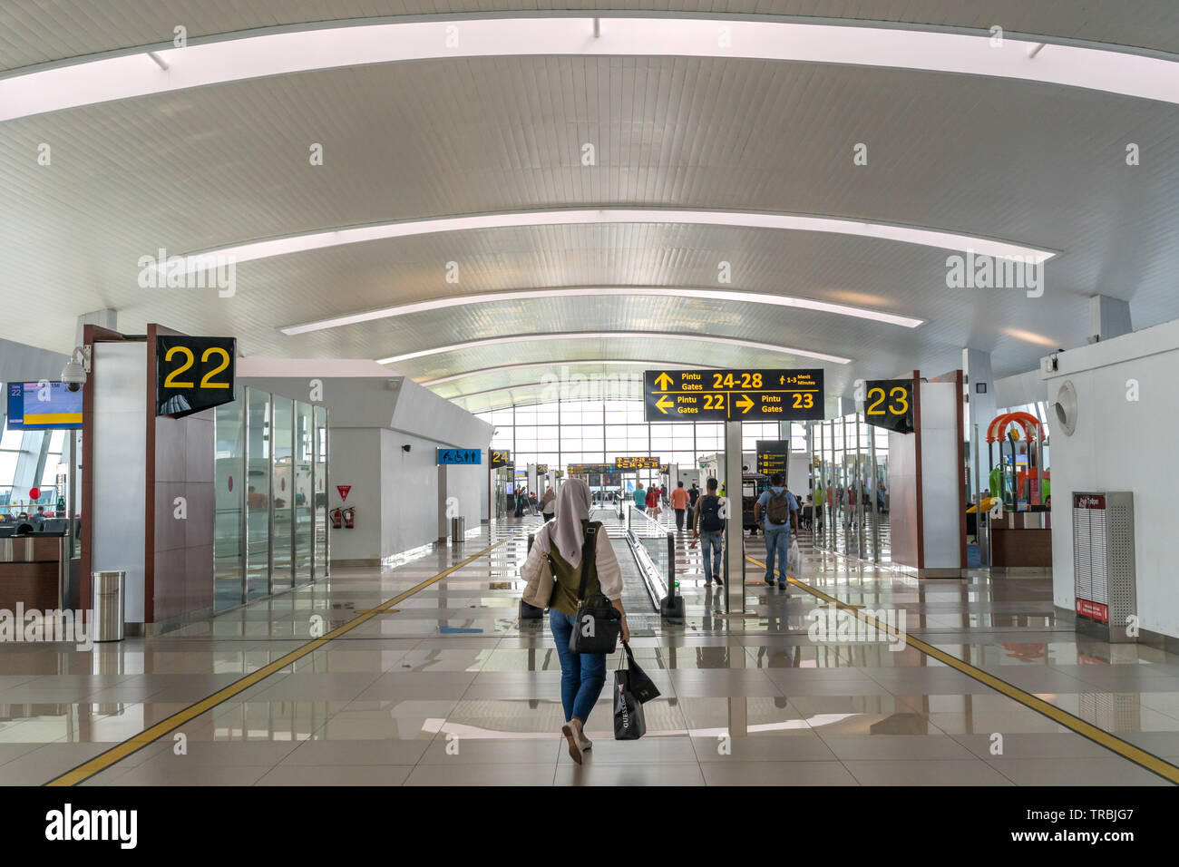 Jakarta, Indonesia - April 2019: Soekarno–Hatta International Airport ...