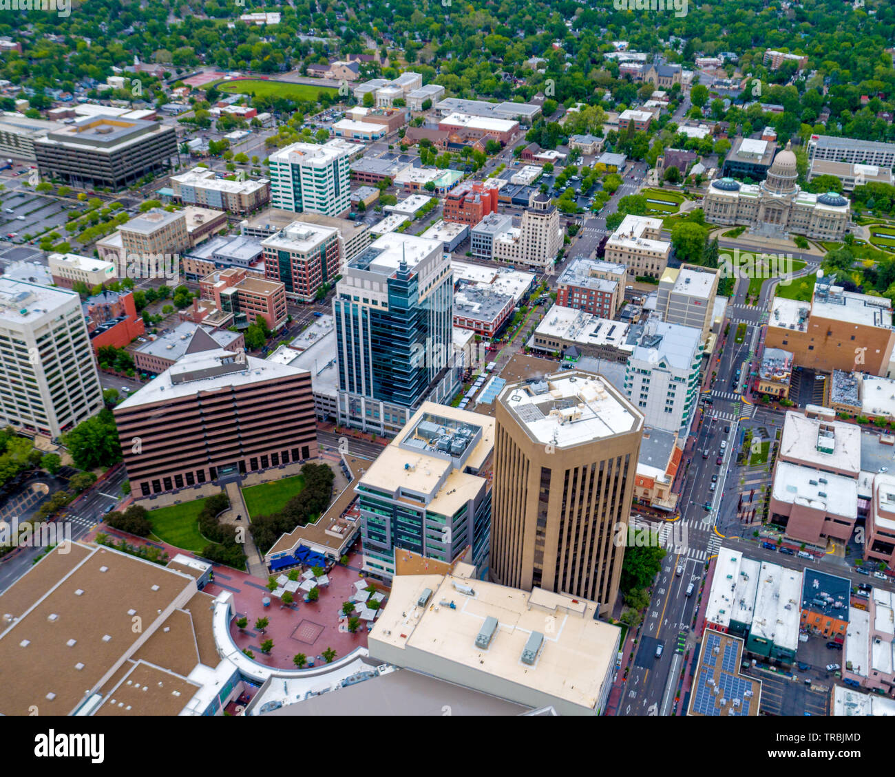 Buildings in downtown boise idaho hi-res stock photography and images ...