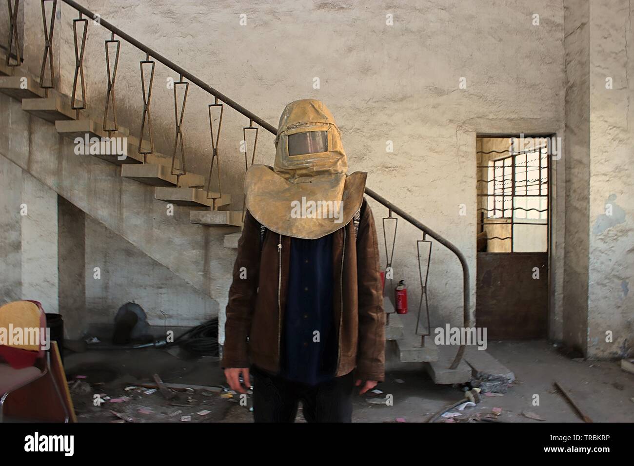The Masked Man Stock Photo - Alamy
