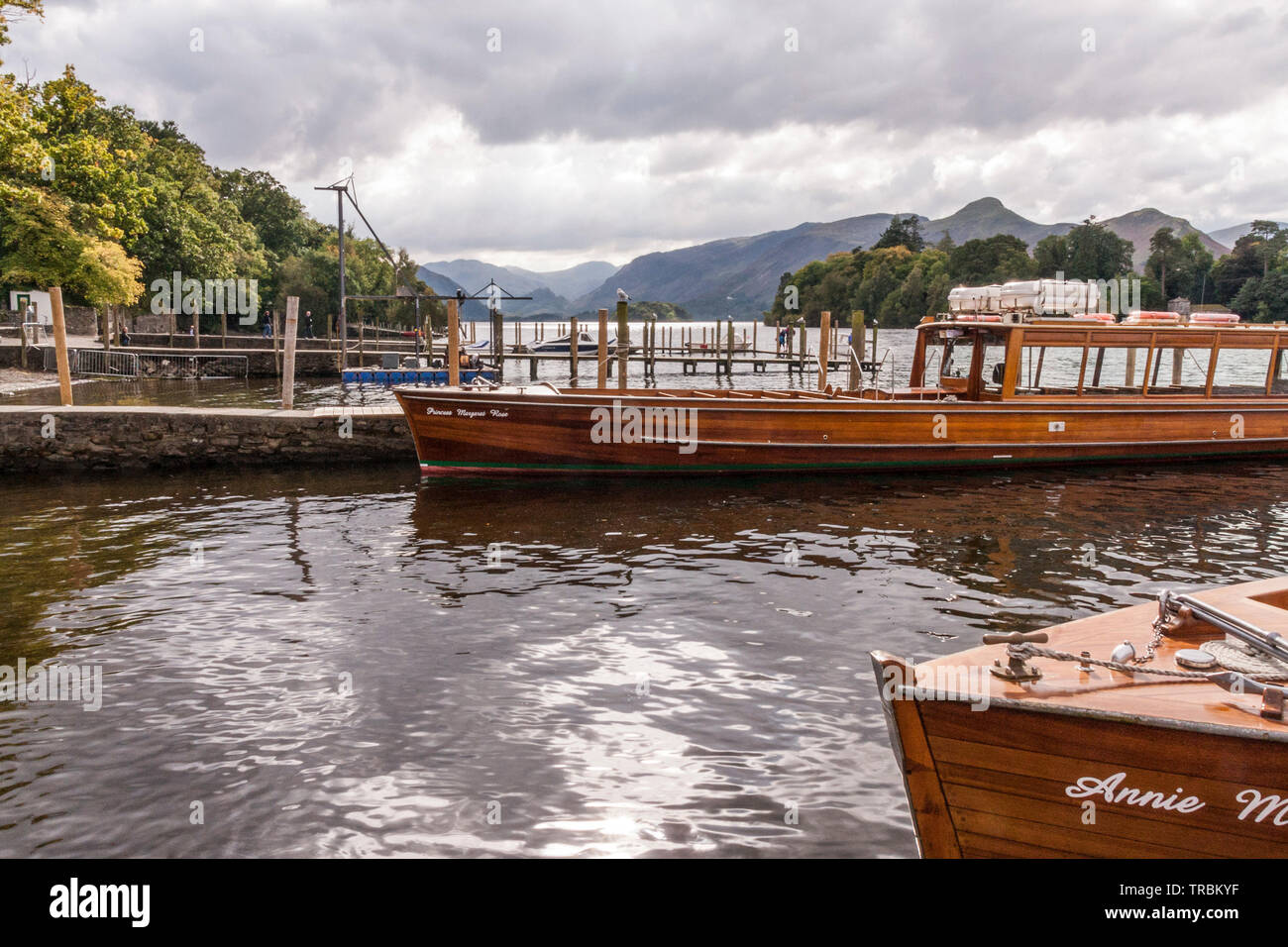 Derwentwater in the Lake District National Park,Cumbria,England showing ...