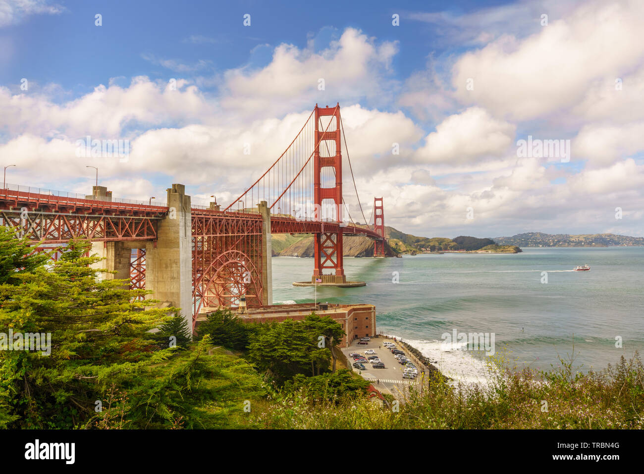 The Golden Gate Bridge is the symbol of San Francisco, California, USA ...