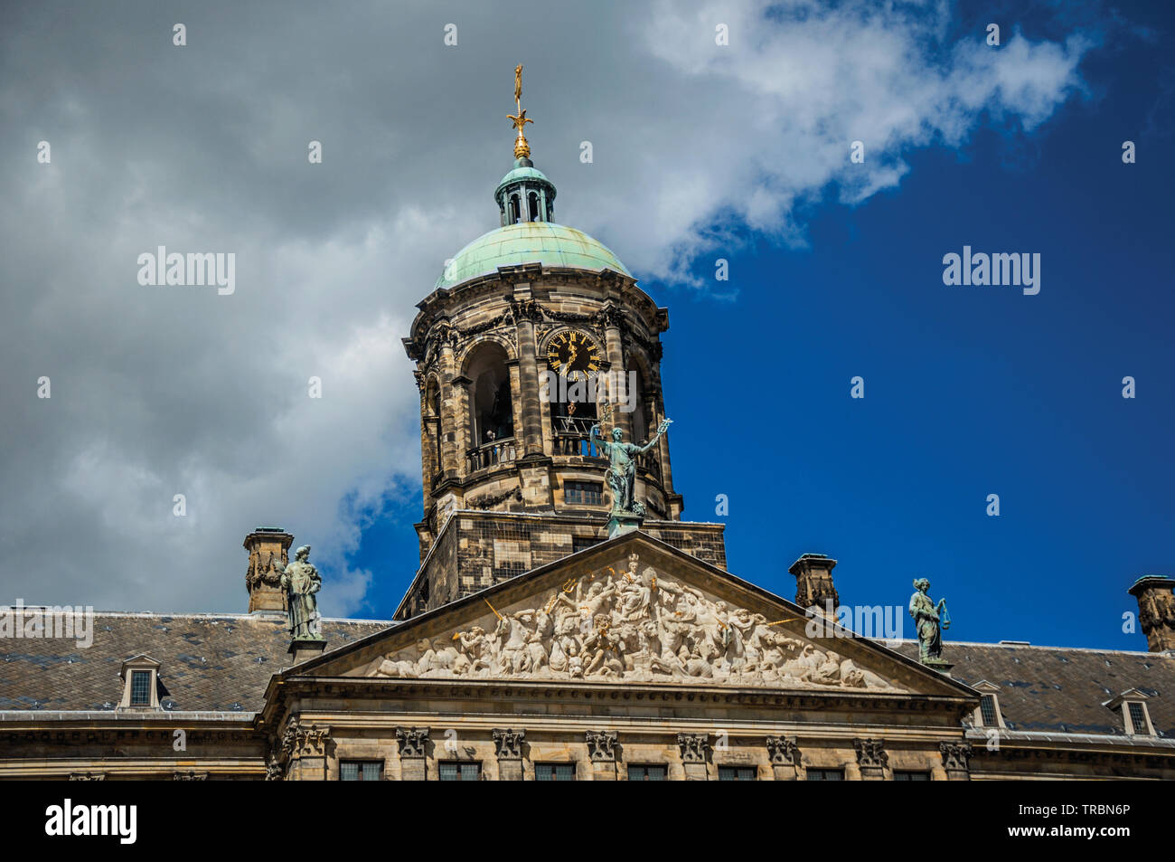 Amsterdam royal palace sculptures hi-res stock photography and images ...