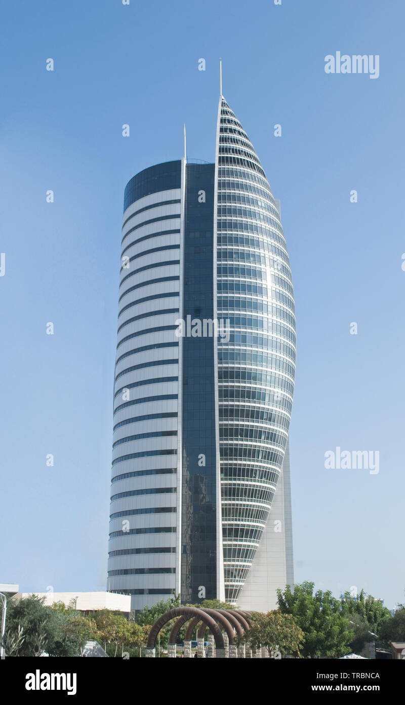 A modern high-rise building of Haifa city Stock Photo - Alamy