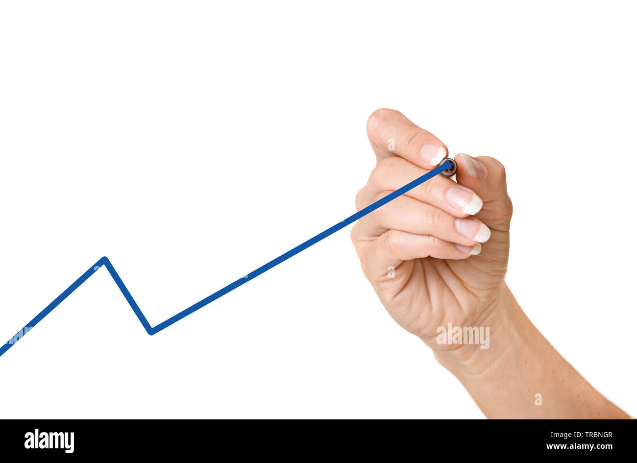 Hand drawing a graphic Stock Photo - Alamy
