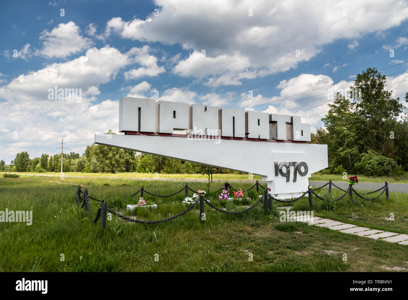 Road chernobyl road sign hi-res stock photography and images - Alamy