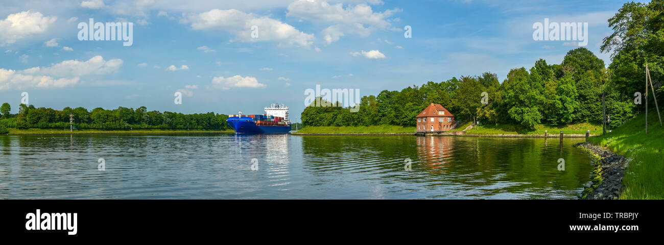 green summer landscape with beautiful weather and sunshine Stock Photo ...