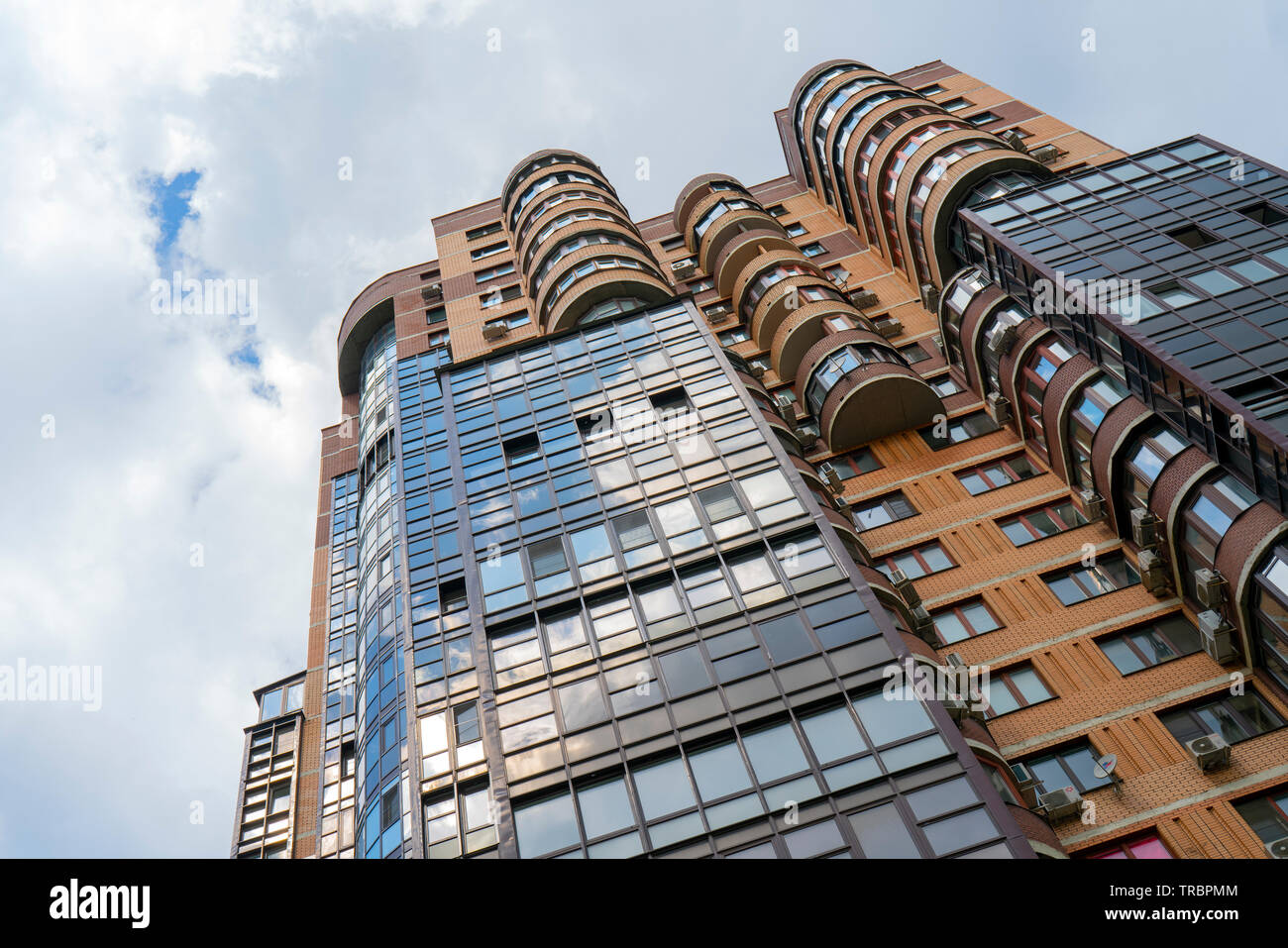 Elevation high rise residential apartment hi-res stock photography and ...