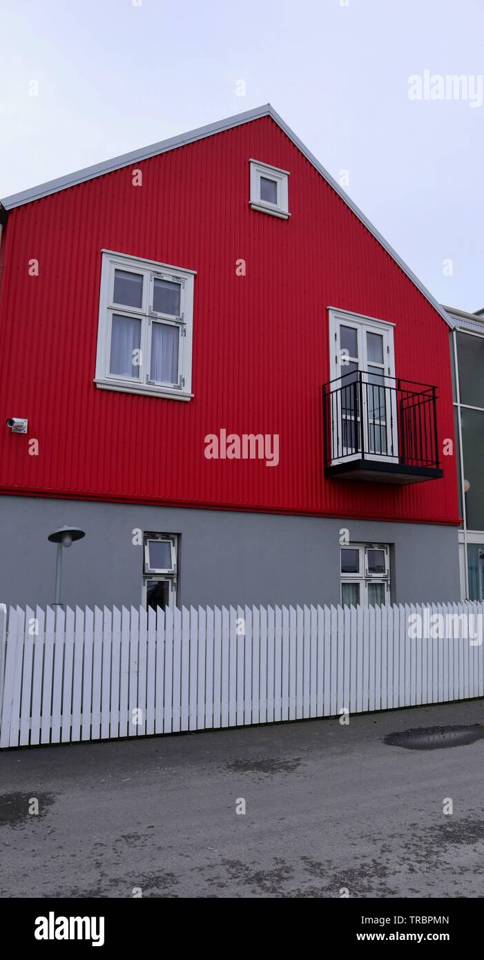 Icelandic building style hi-res stock photography and images - Alamy