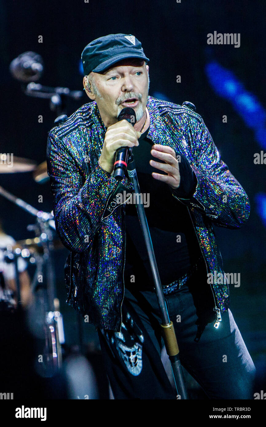 Vasco Rossi in concert at San Siro Stadium in Milano, Italy, on June 01 ...