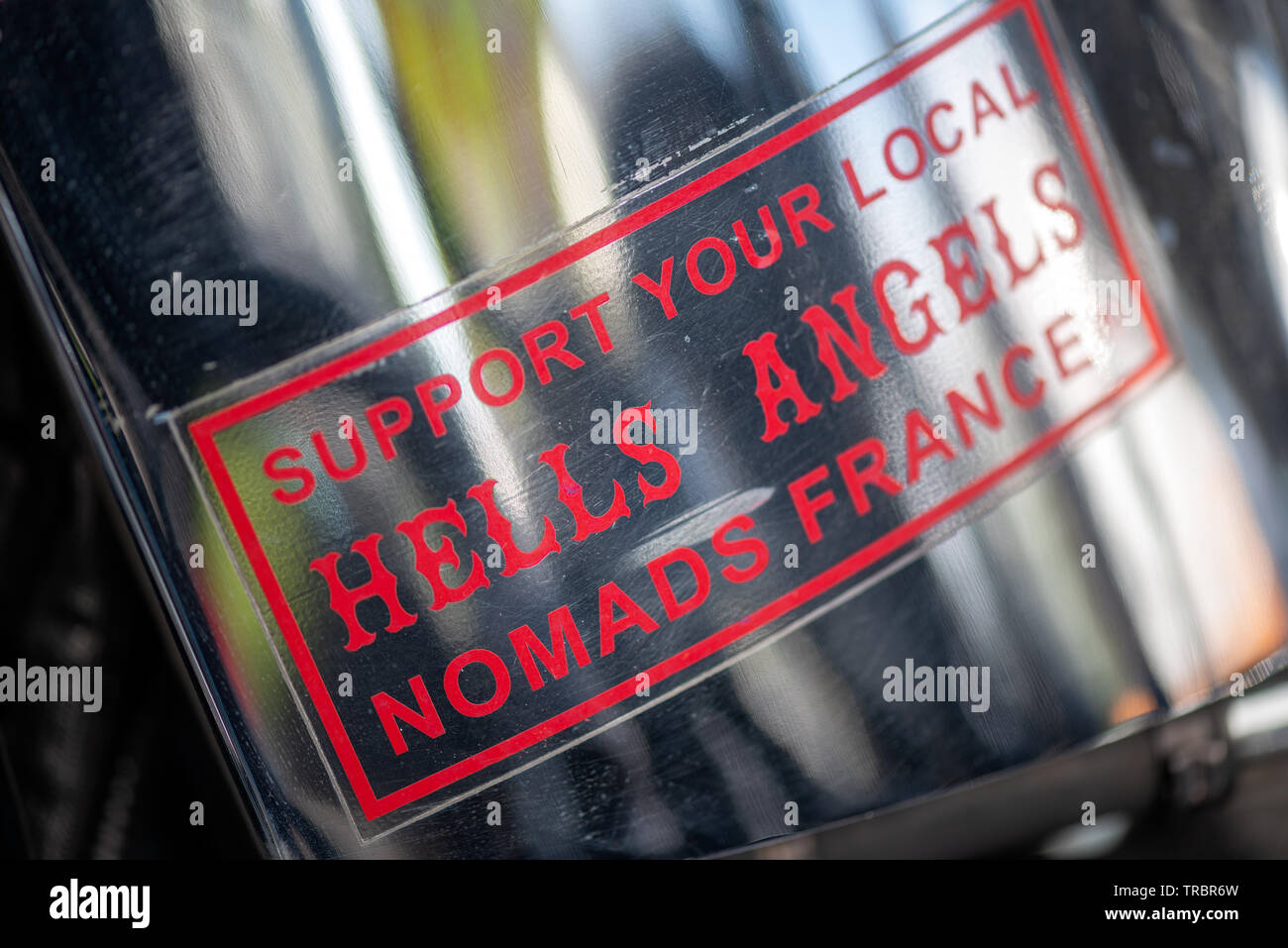Support your local hells angels hi-res stock photography and images - Alamy