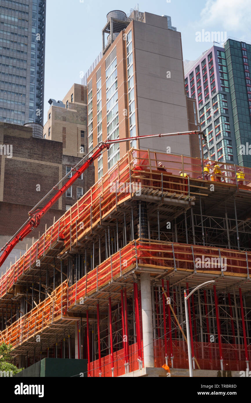 High-rise Construction in New York City Stock Photo - Alamy