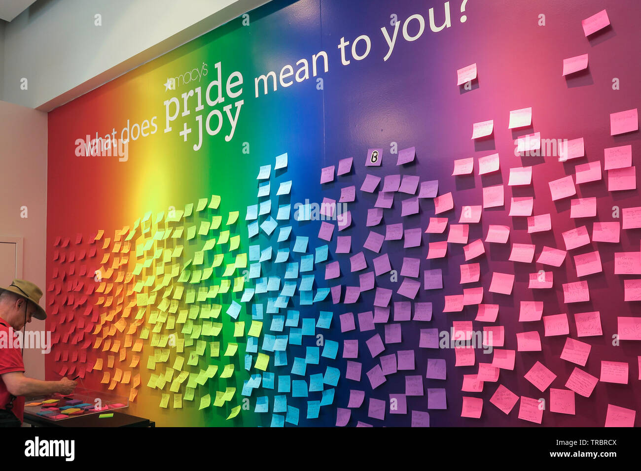 World Gay Pride Displays and Products, Macy's Department Store, NYC ...