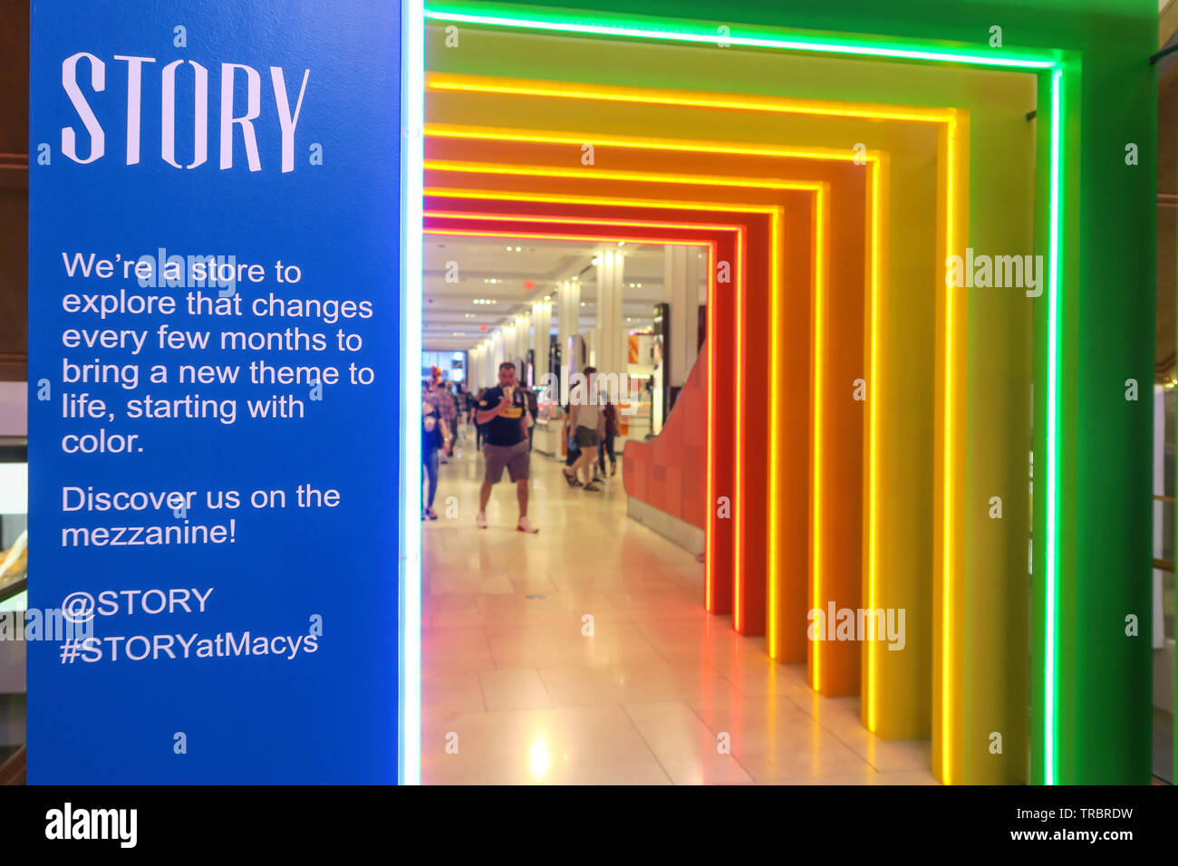 World Gay Pride Displays and Products, Macy's Department Store, NYC ...