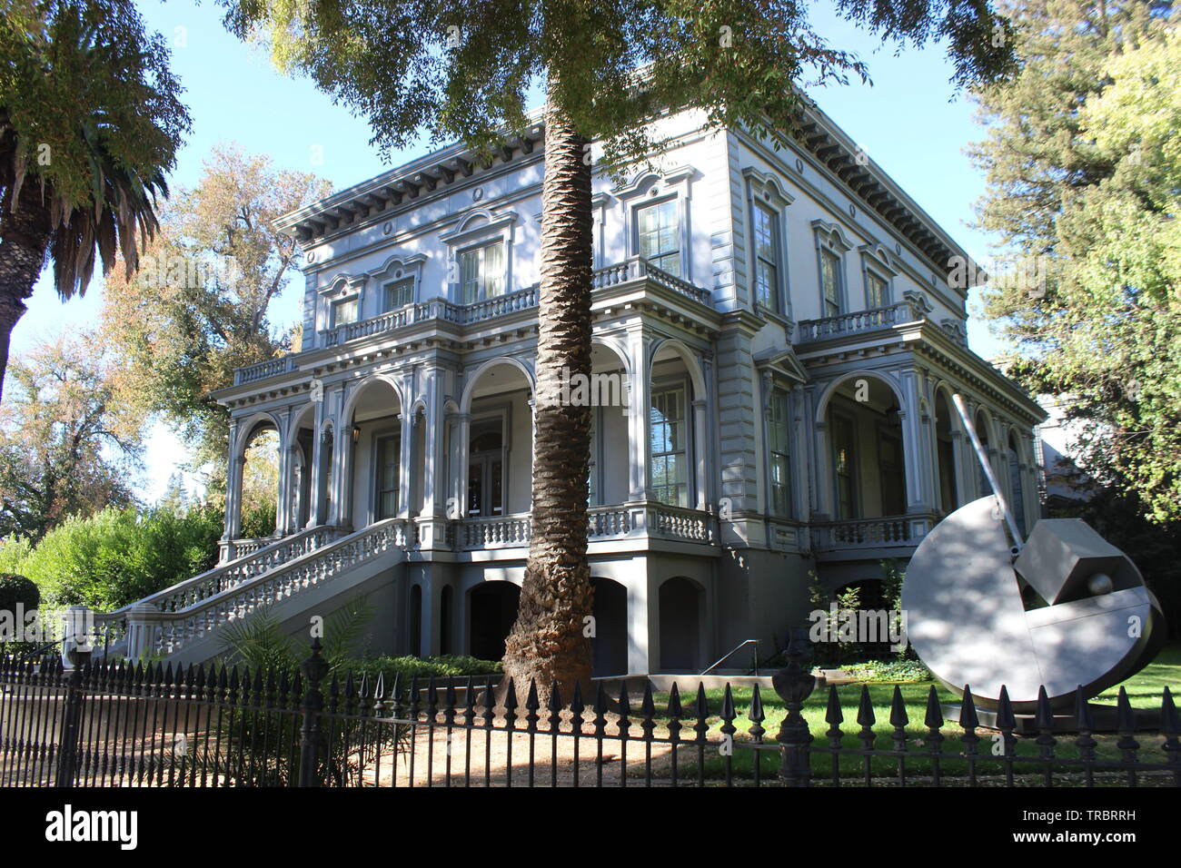 Crocker Mansion, Crocker Art Museum, Sacramento, California Stock Photo ...