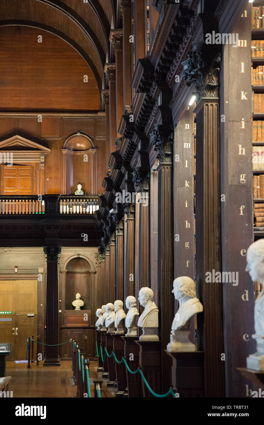 The main chamber of the Old Library is the Long Room; at nearly 65 ...