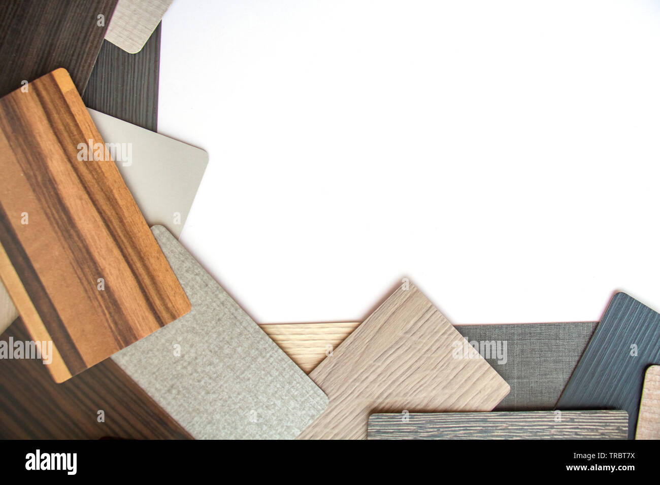 Background or concept of multi-colored cards in gray and brown tones ...