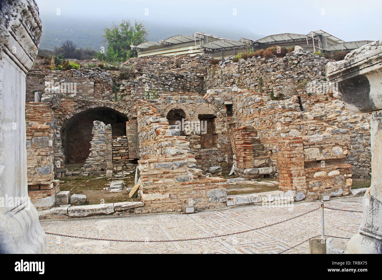 Some of the Restored Ruins of Ancient Ephesus in Turkey Stock Photo - Alamy