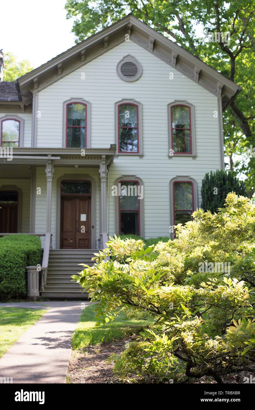 The Bush House Museum at Bush's Pasture Park in Salem, Oregon, USA ...