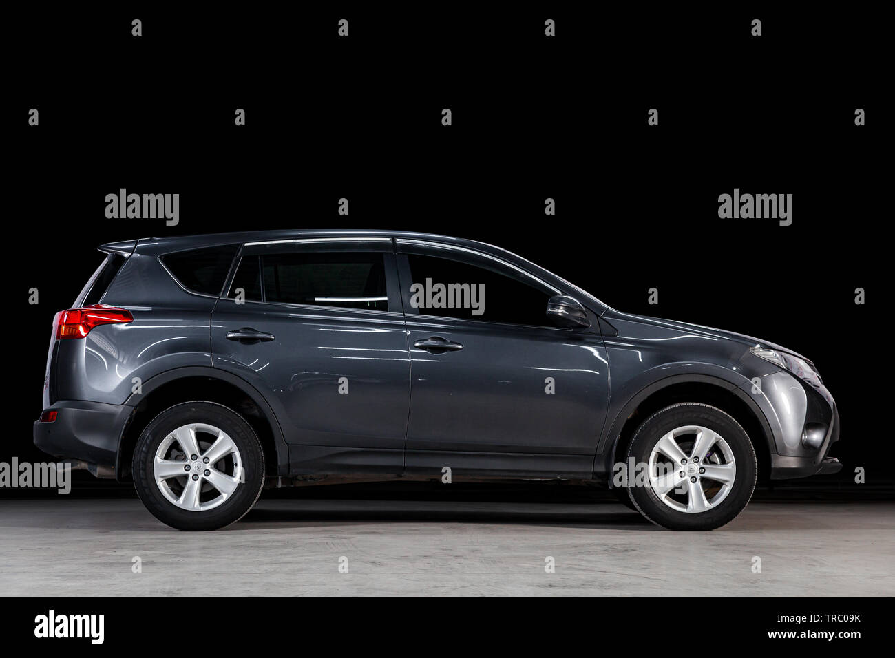 Novosibirsk, Russia - May 28, 2019: Toyota RAV-4, side view ...