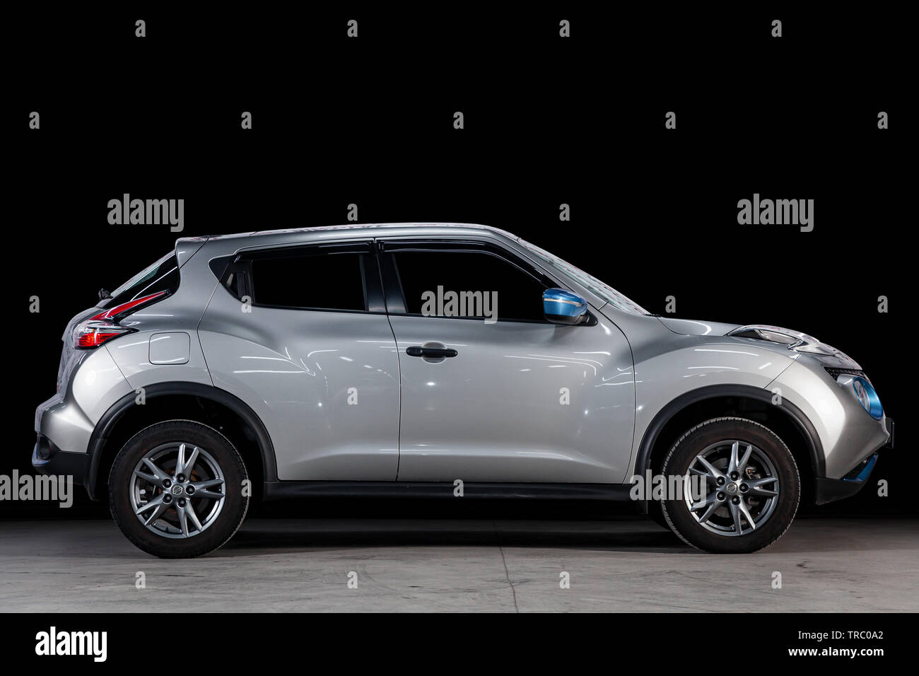 Novosibirsk, Russia - May 28, 2019: Nissan Juke, side view. Photography ...