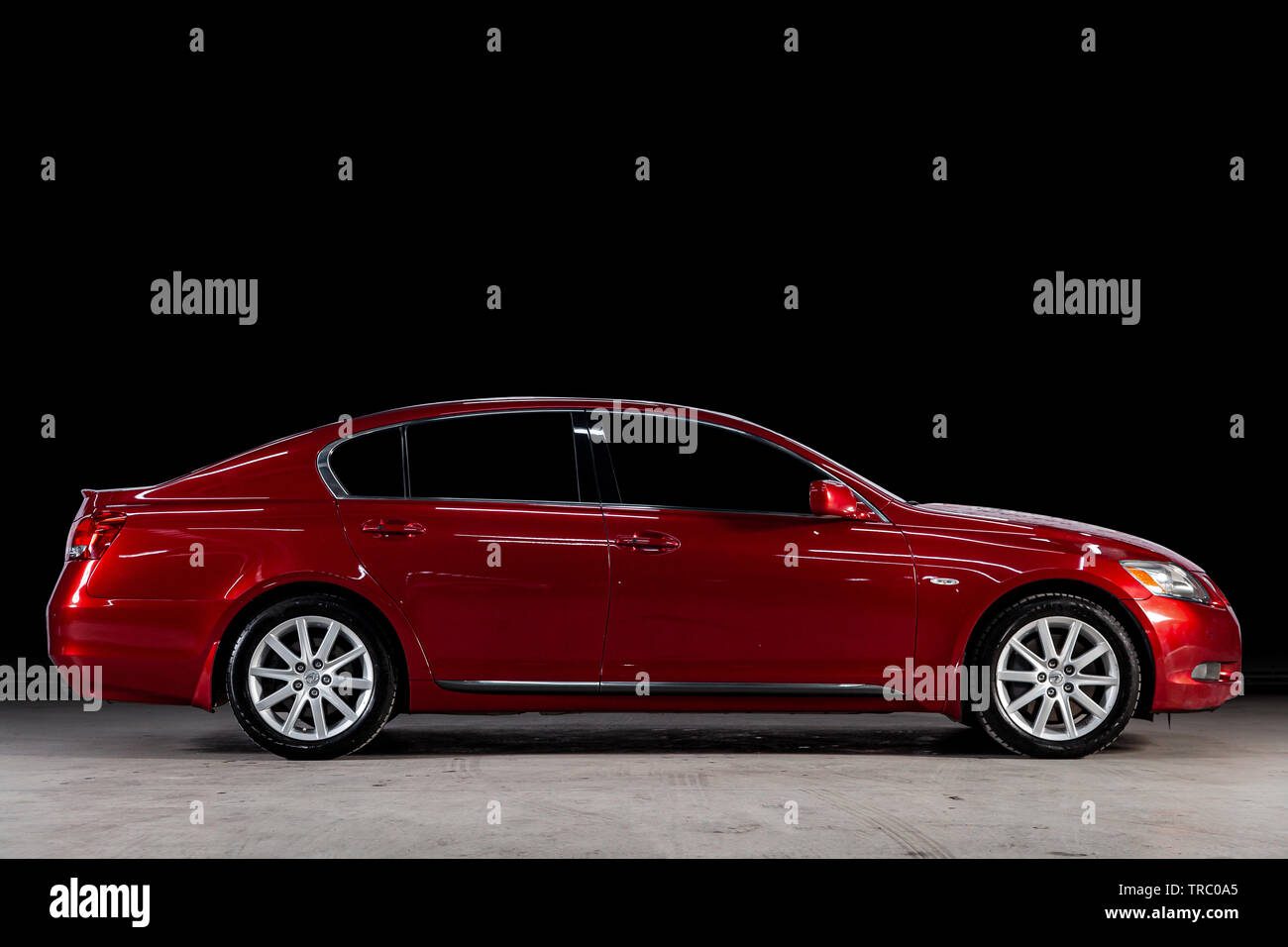Novosibirsk, Russia - May 28, 2019: Lexus GS300, side view. Photography ...