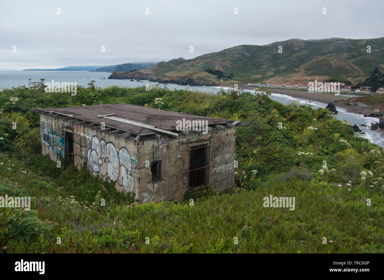 Rodeo Lagoon Vista Point offers excellent views of the surrounding ...