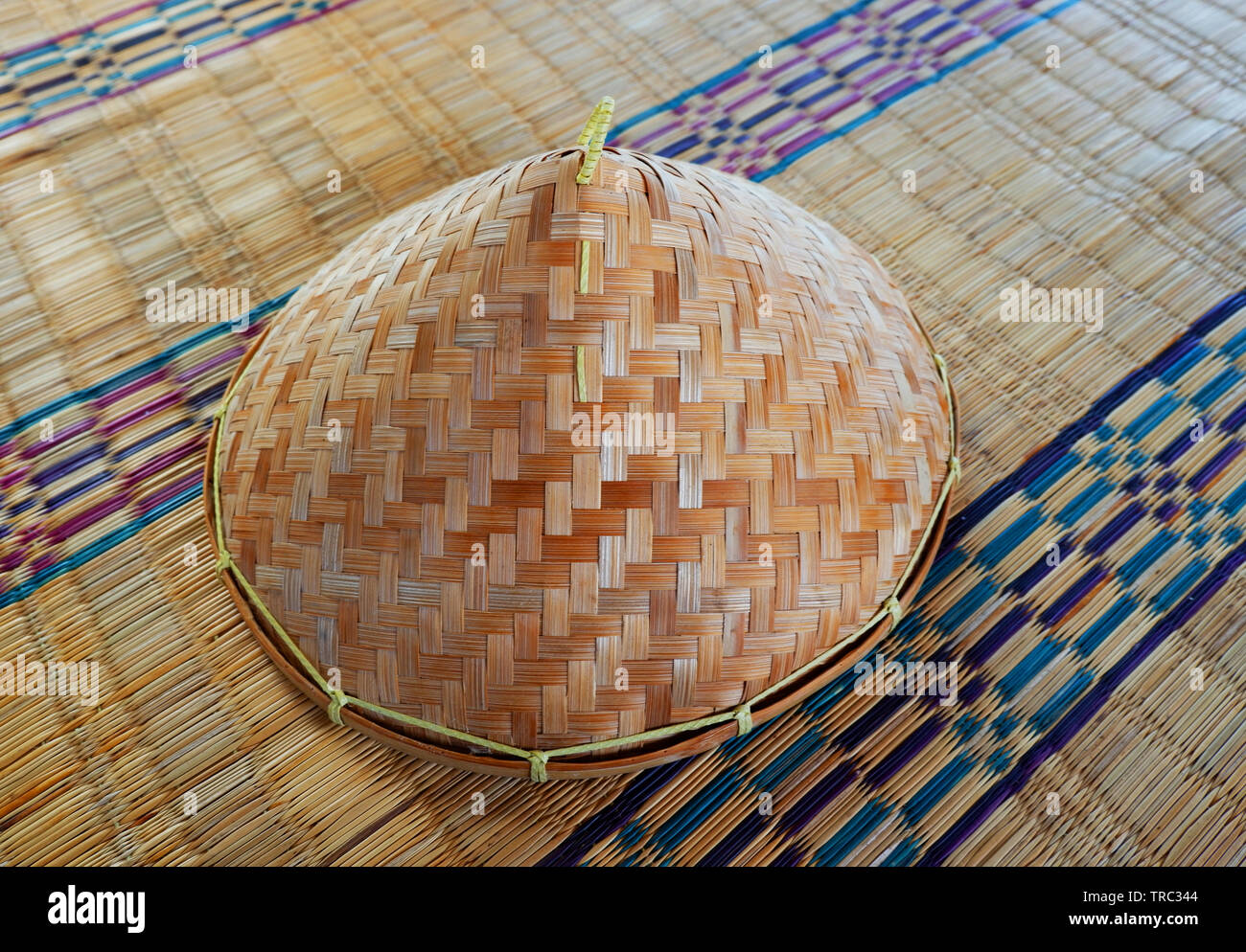 Traditional hat chinese style made from bamboo / Asian conical hat ...