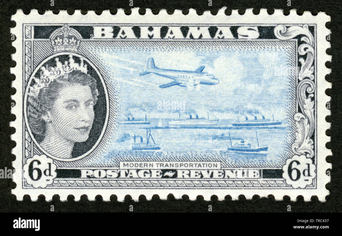 Bahamas postage stamp hi-res stock photography and images - Alamy