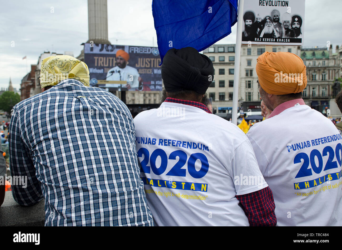 Sikh Remembrance March and Rally Stock Photo - Alamy