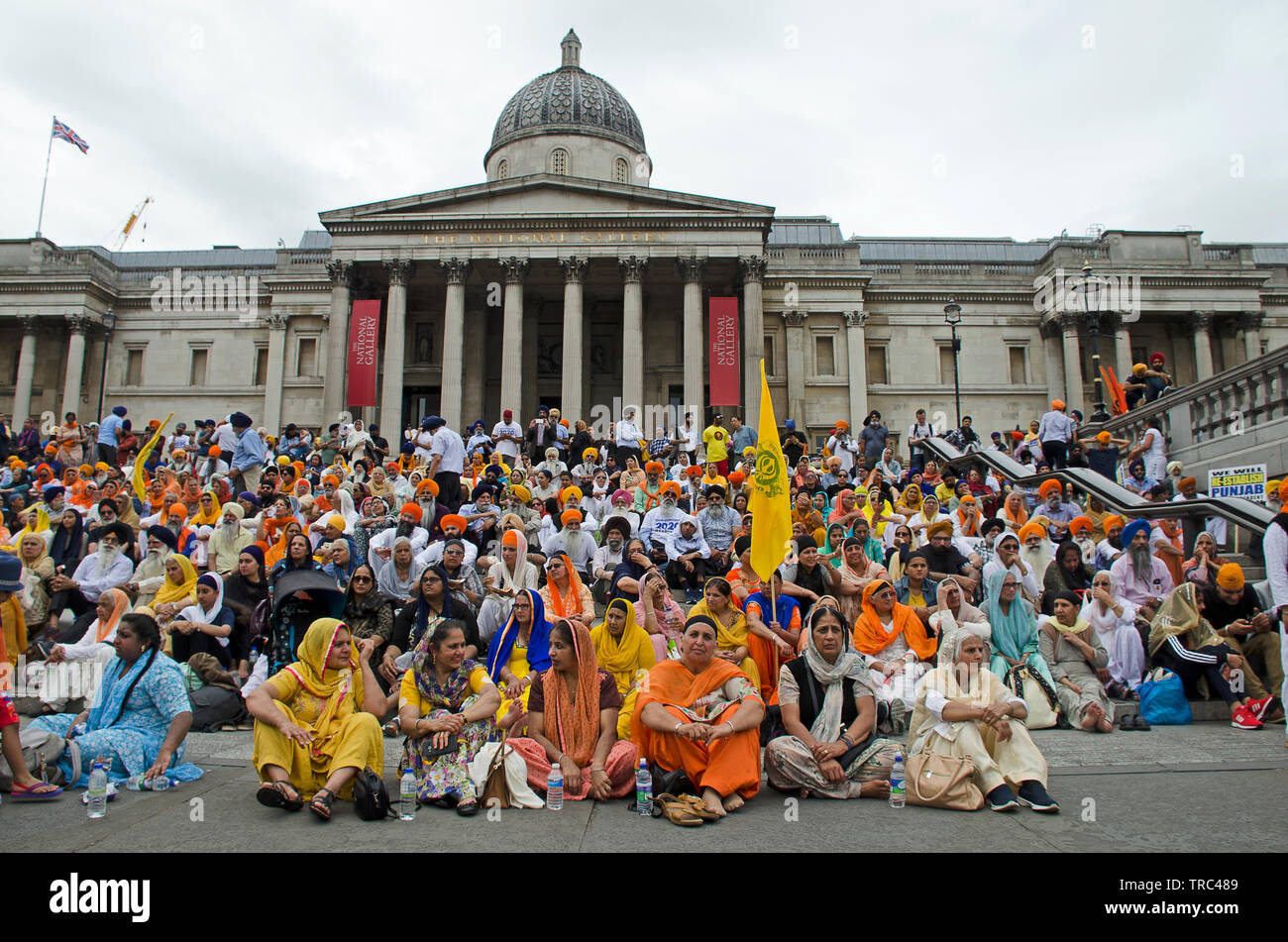 Sikh Remembrance March and Rally Stock Photo - Alamy