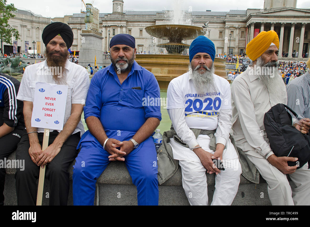 Sikh Remembrance March and Rally Stock Photo - Alamy