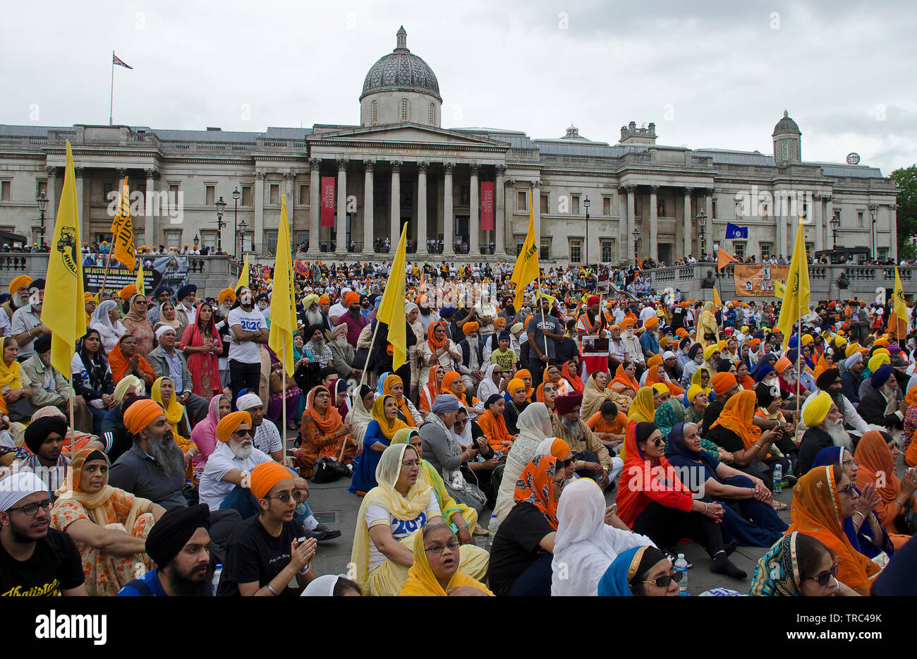 Sikh Remembrance March and Rally Stock Photo - Alamy