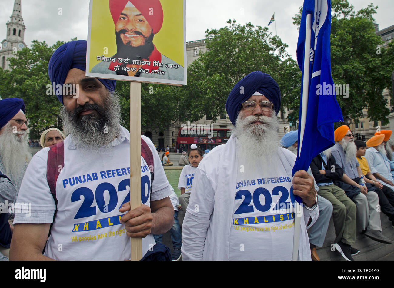 Sikh Remembrance March and Rally Stock Photo - Alamy