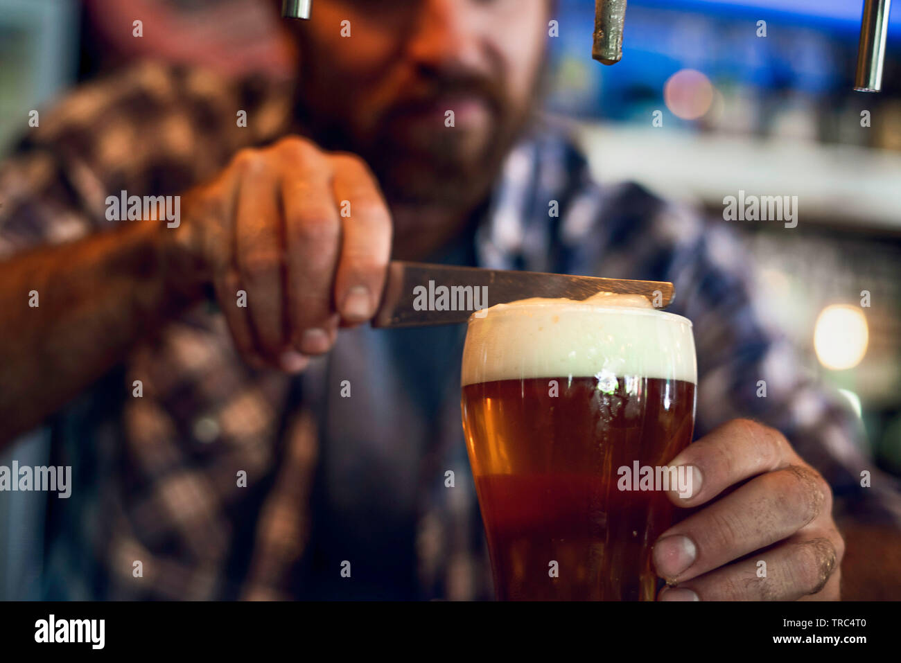Close up view man removing hi-res stock photography and images - Alamy