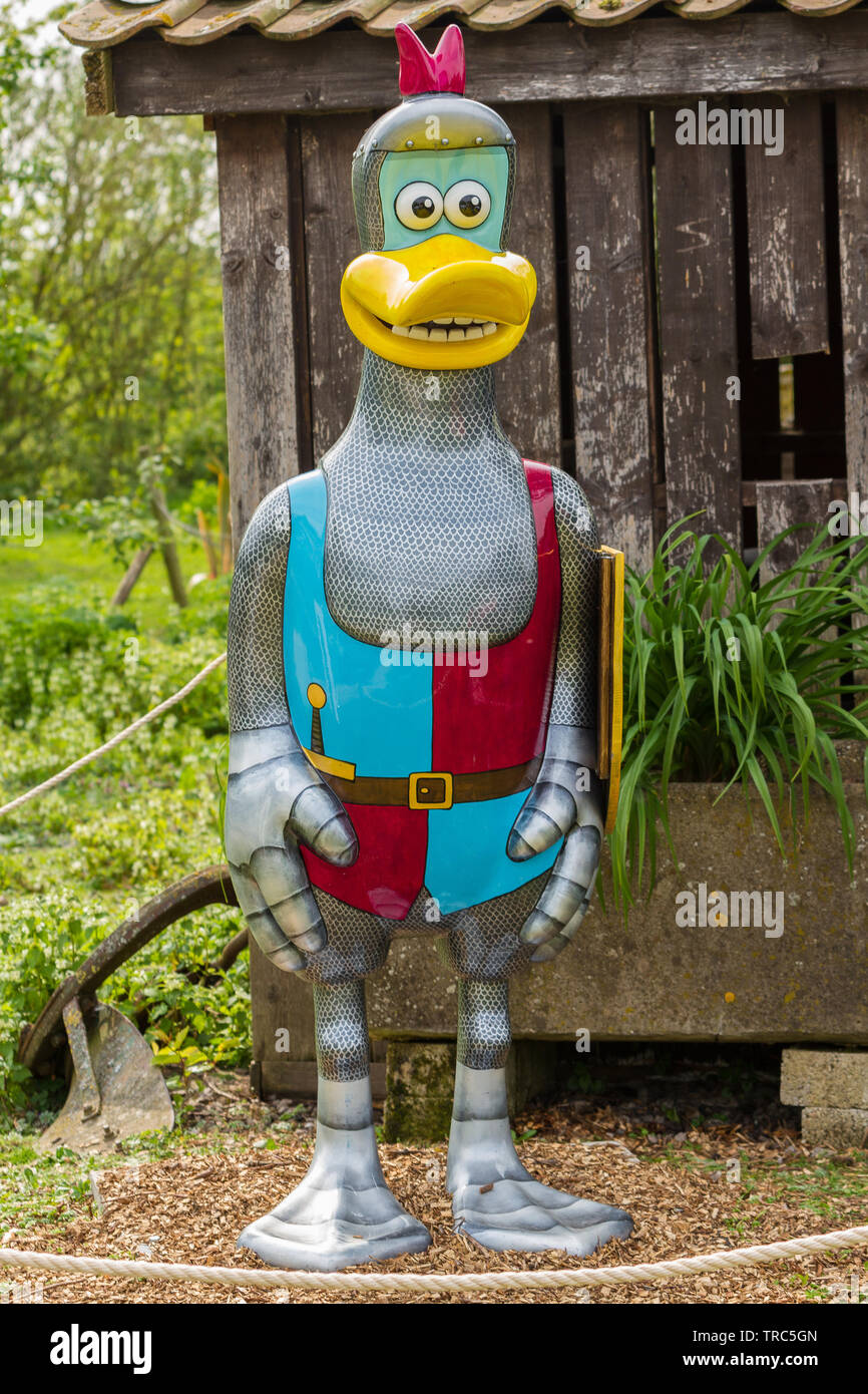 Dusty Duck at Slimbridge, created by Aardman Animations and designed by ...