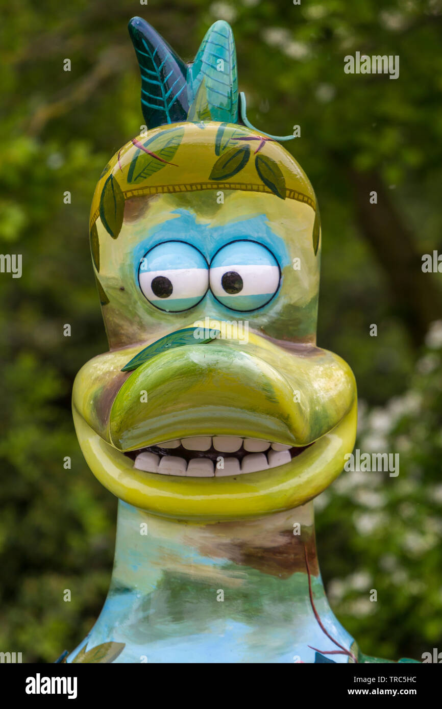 Dusty Duck at Slimbridge, created by Aardman Animations and designed by ...