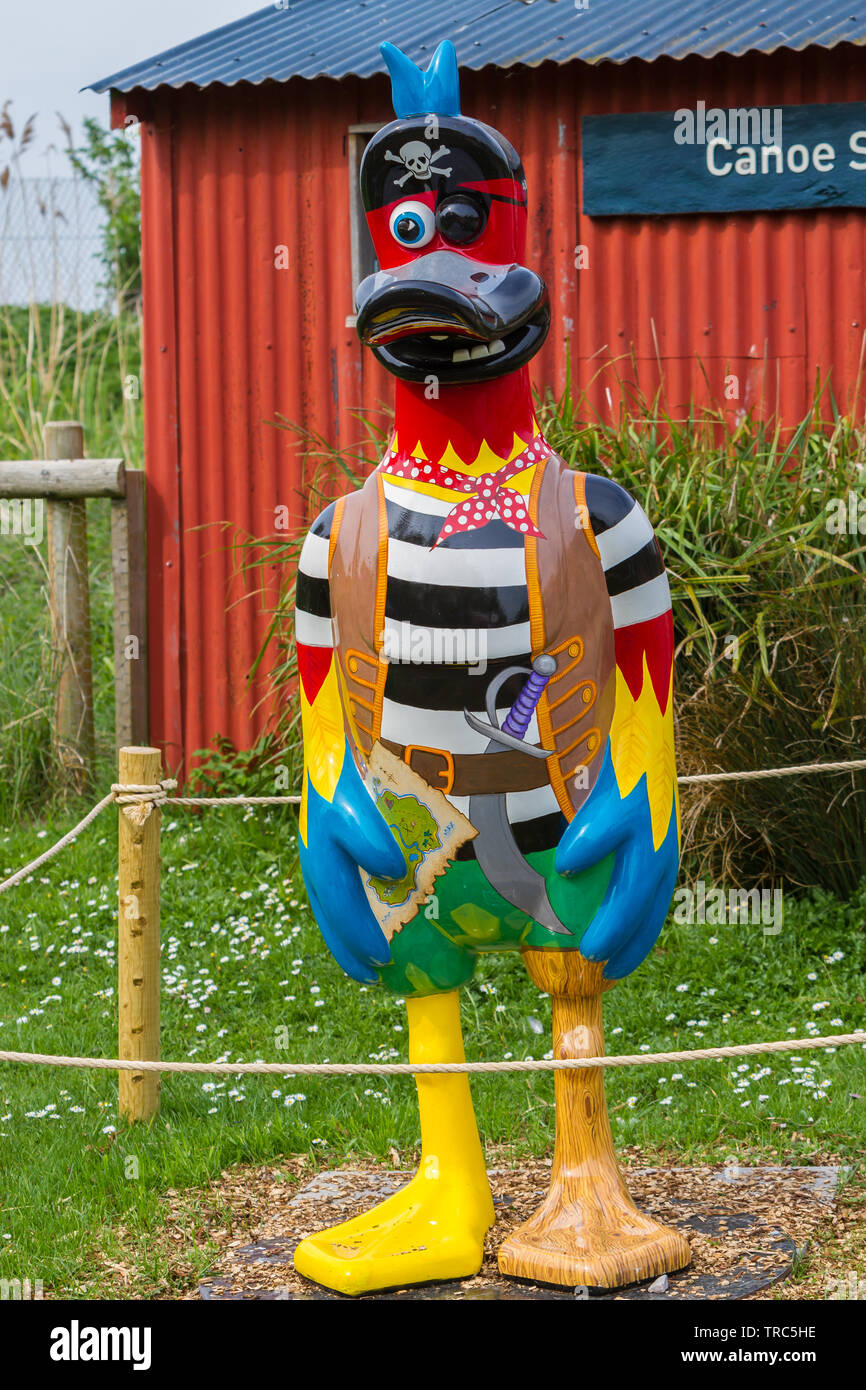 Dusty Duck at Slimbridge, created by Aardman Animations and designed by ...