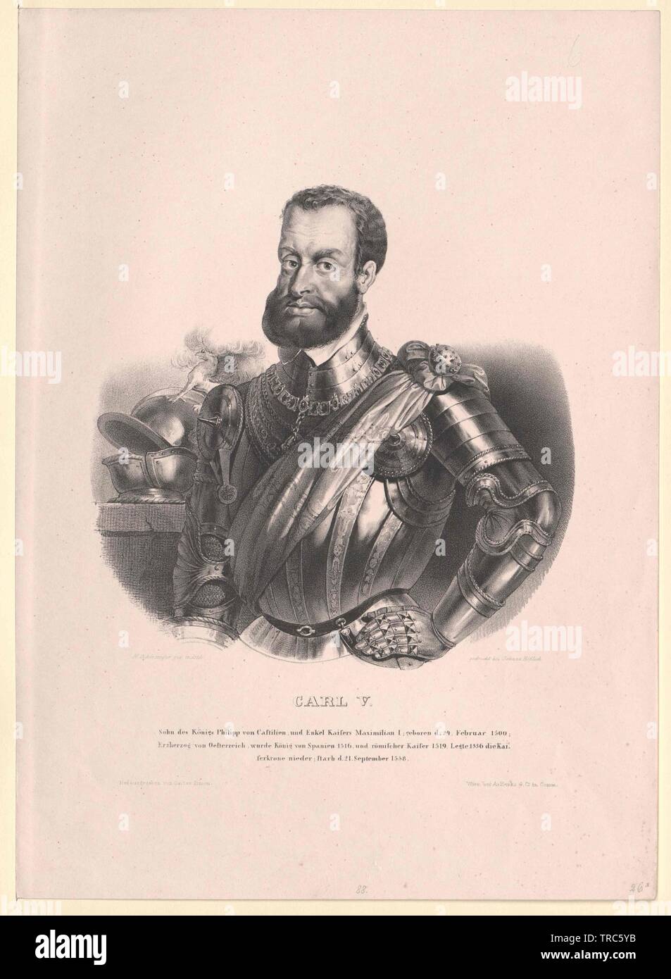 Charles V., Holy Roman Emperor, Additional-Rights-Clearance-Info-Not ...