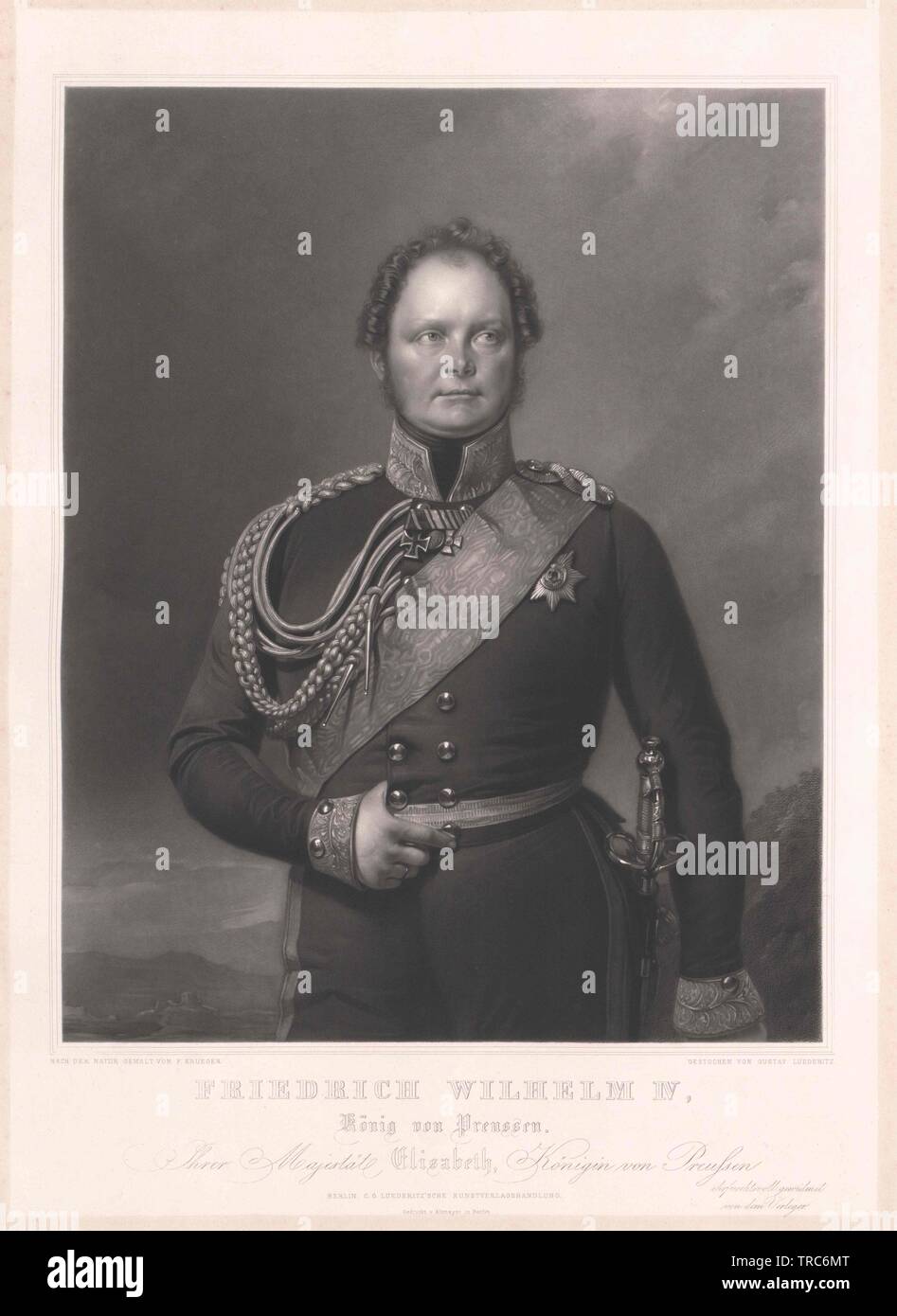 Frederick Wilhelm IV, King of Prussia, Additional-Rights-Clearance-Info ...