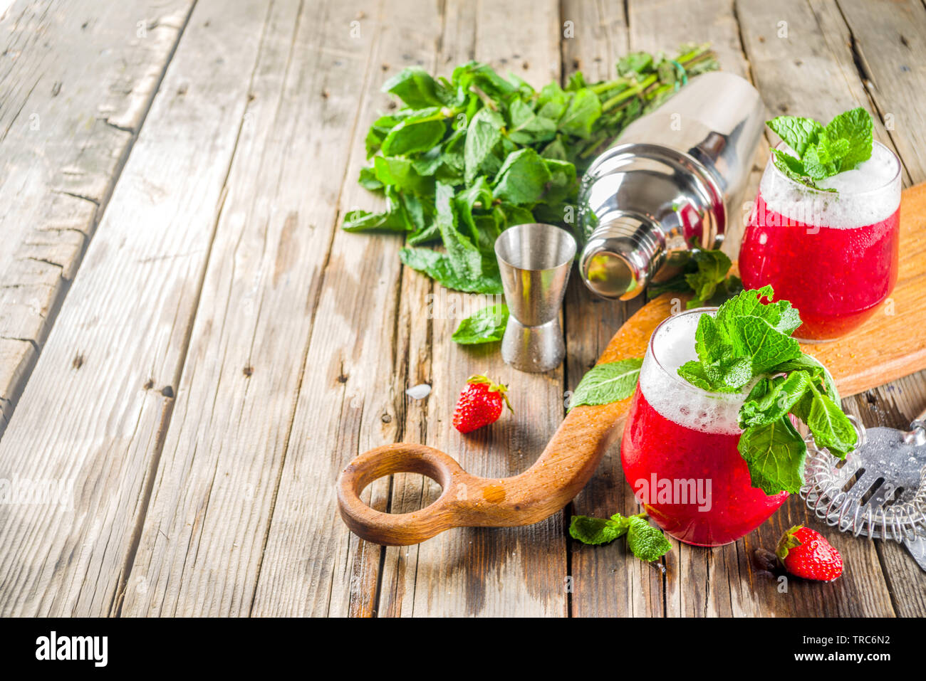 Summer sweet alcohol beverage. Traditional Scandinavian cocktail with ...